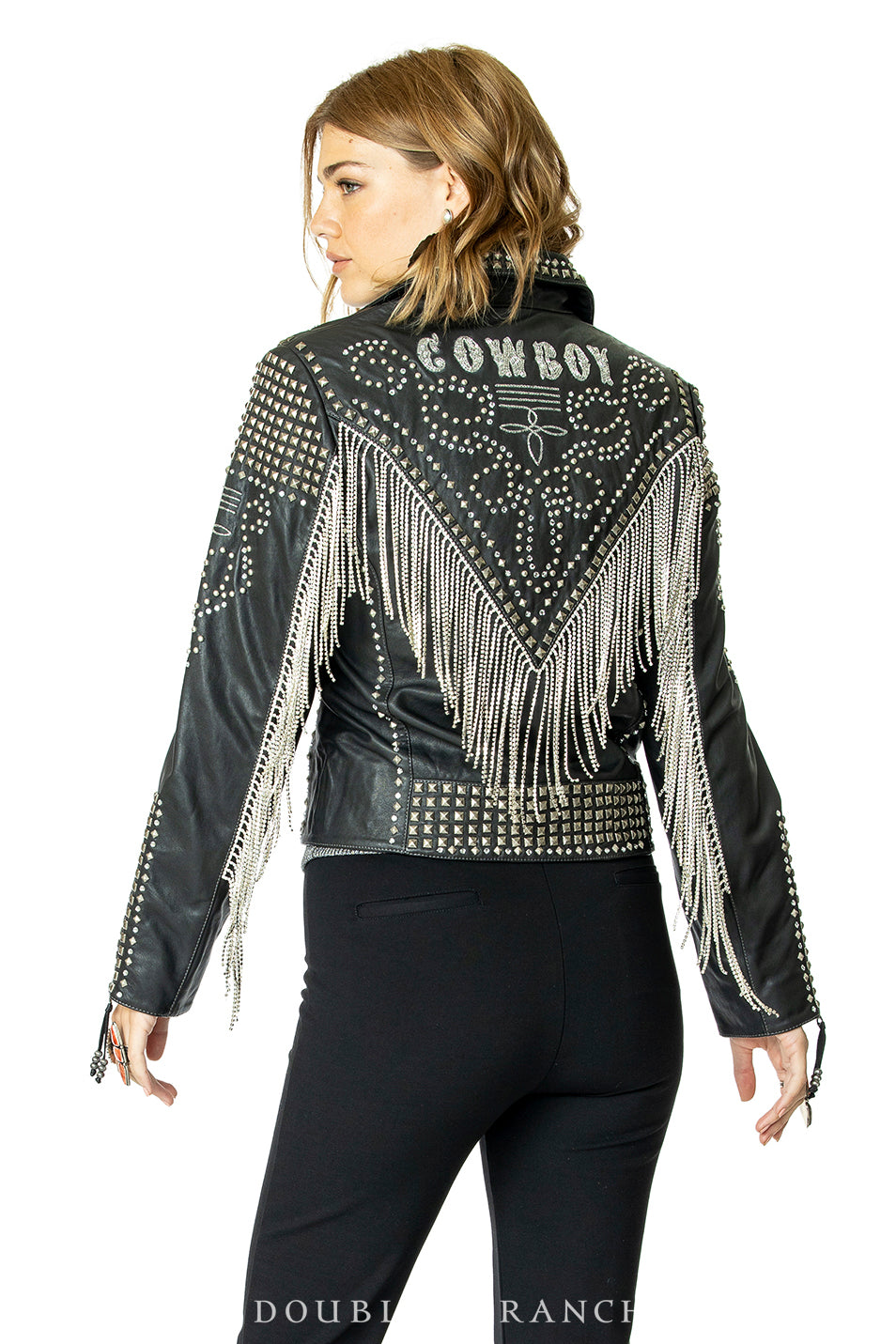 Rhinestoned Cowboy Jacket - Double D Ranch