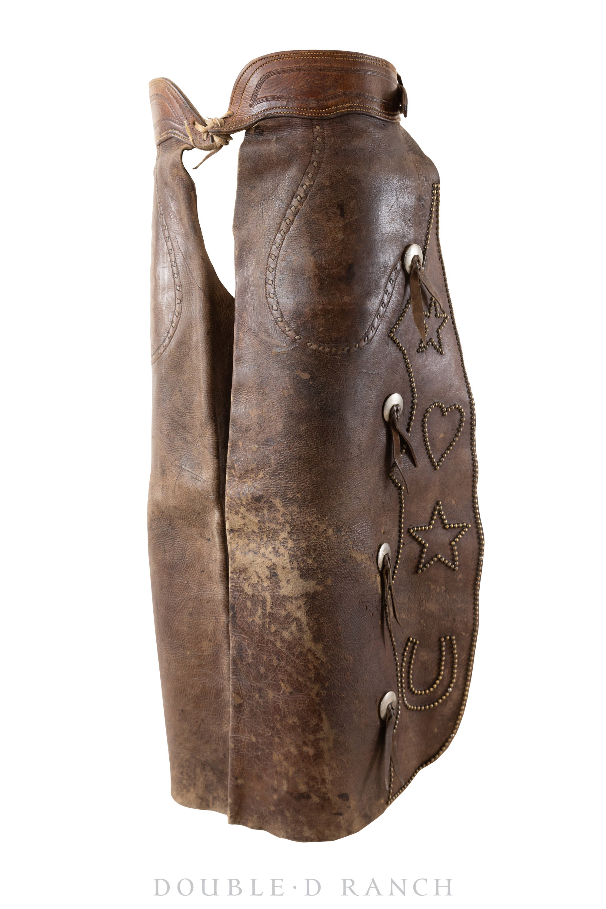 Miscellaneous, Chaps, Bat Wing, Brass Nails, Horseshoe, Star & Hearts ...