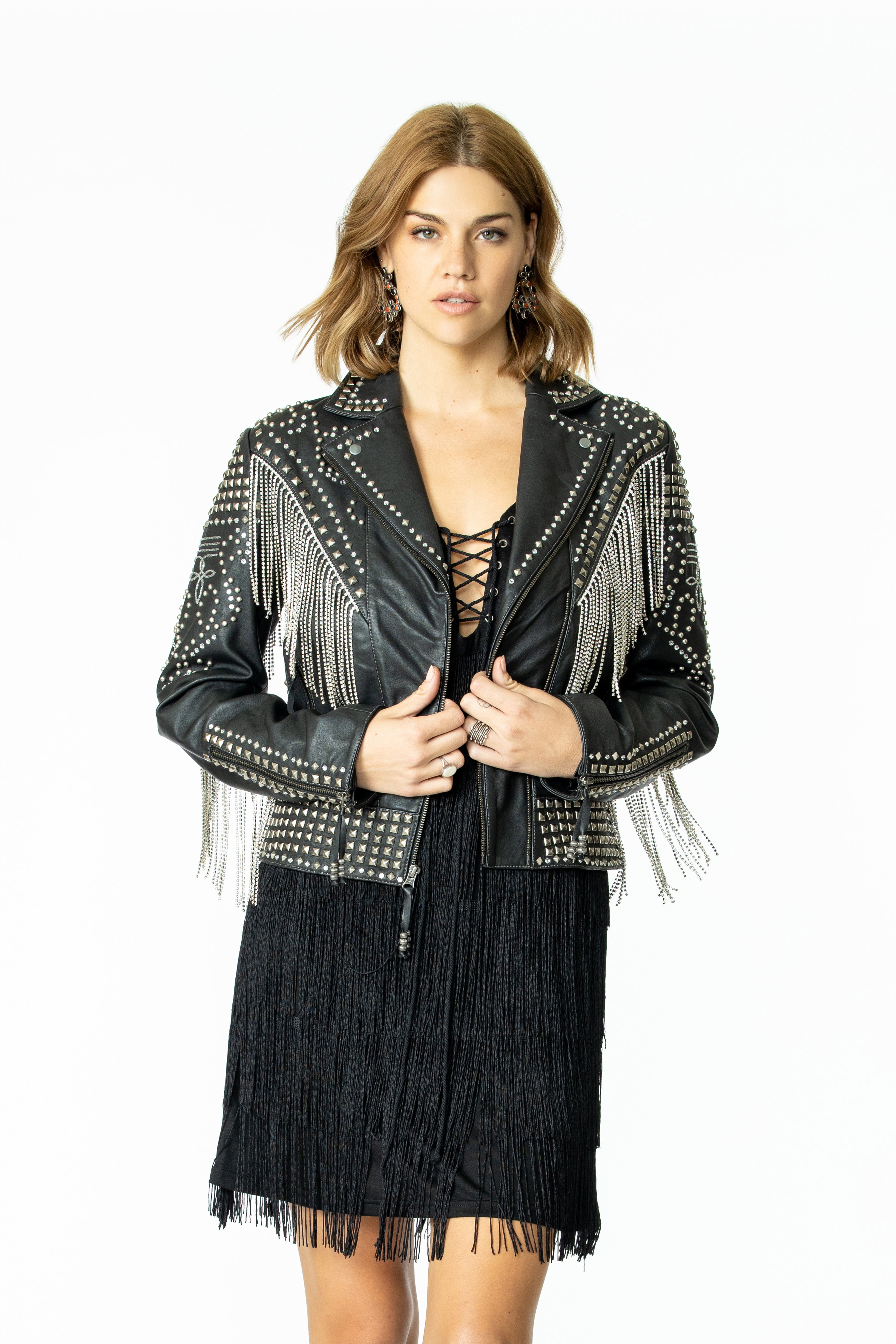 Rhinestoned Cowboy Jacket - Double D Ranch