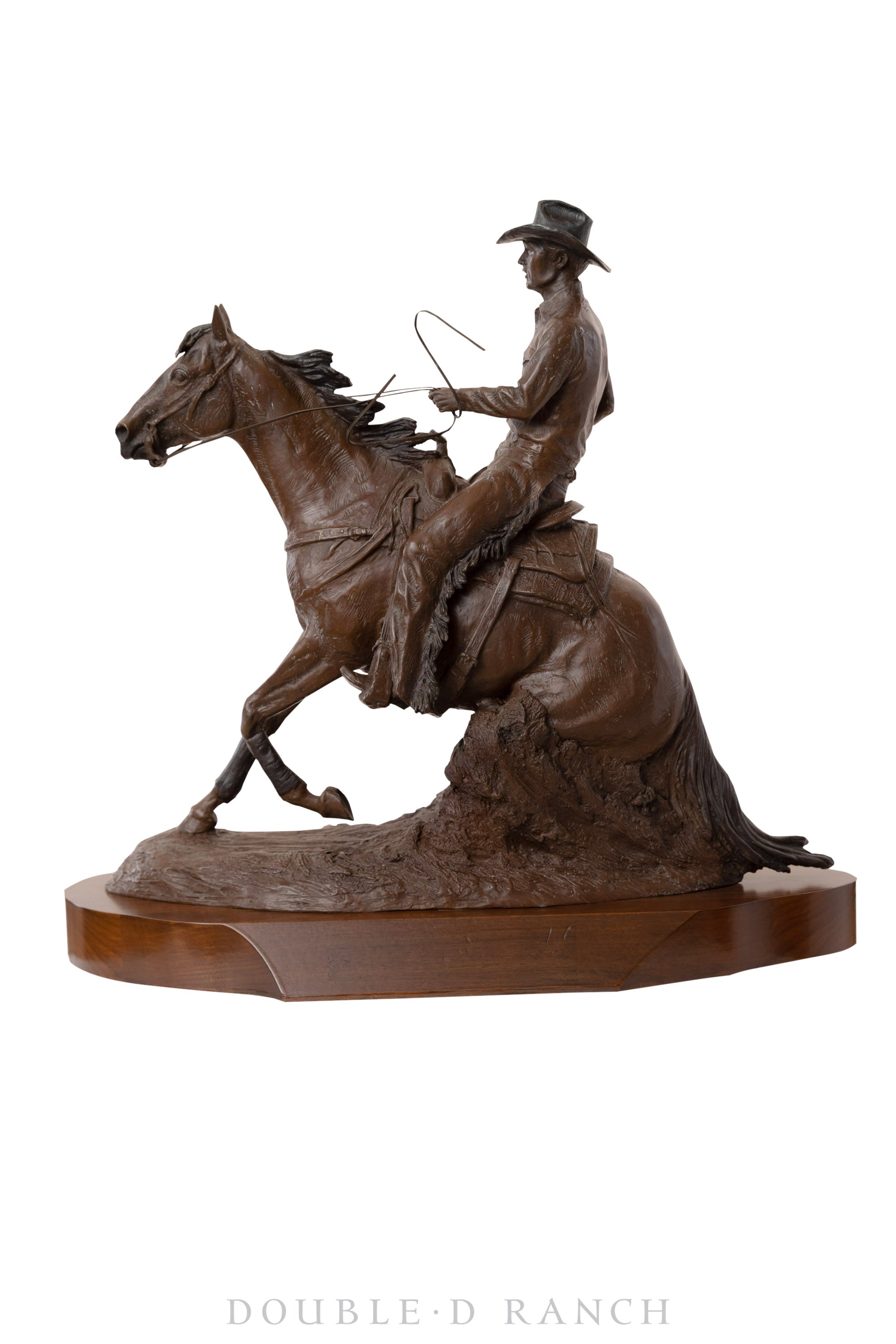 Art, Bronze, Western Slide, Neil Lawson, 2003, 673 - Double D Ranch
