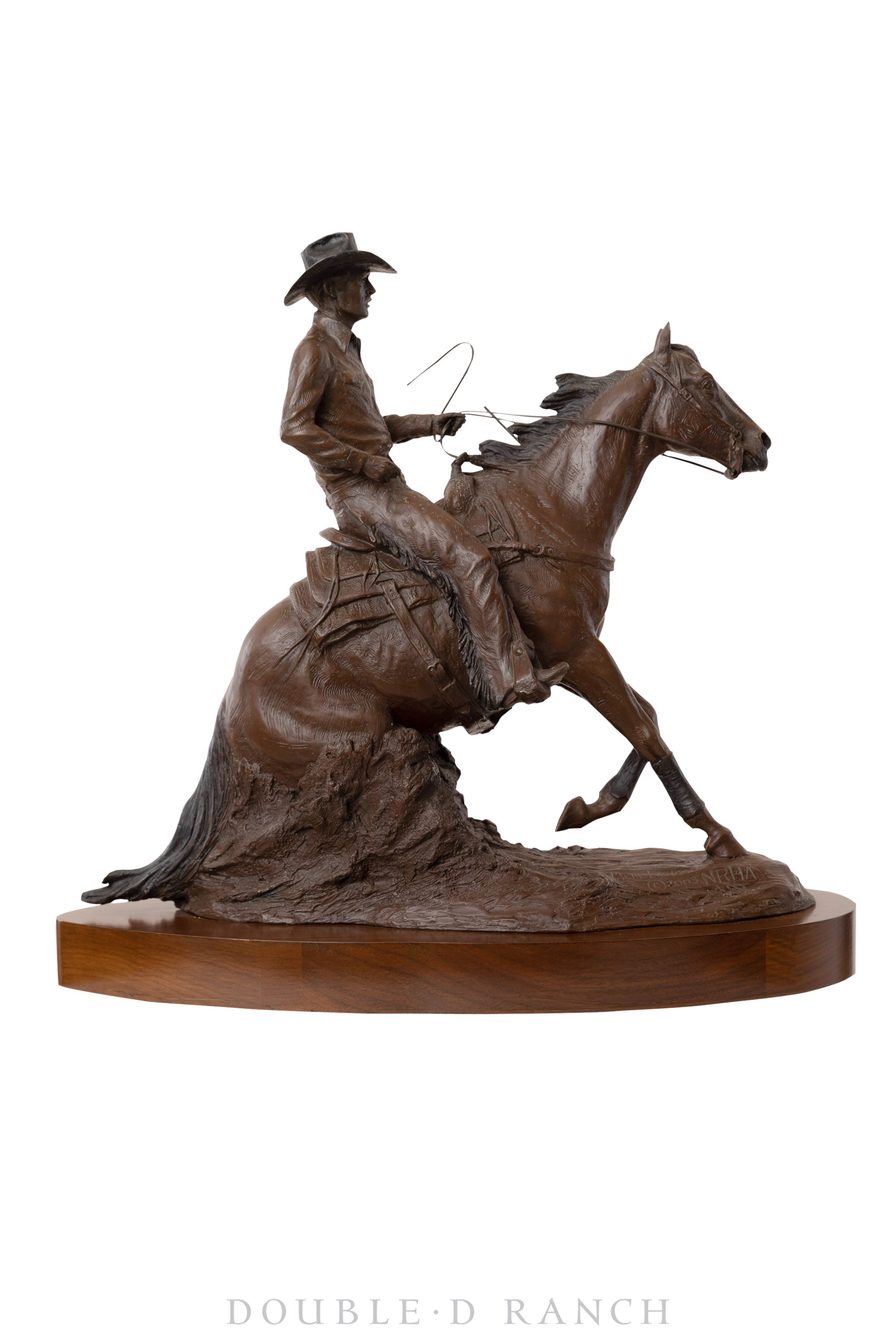 Art, Bronze, Western Slide, Neil Lawson, 2003, 673 - Double D Ranch