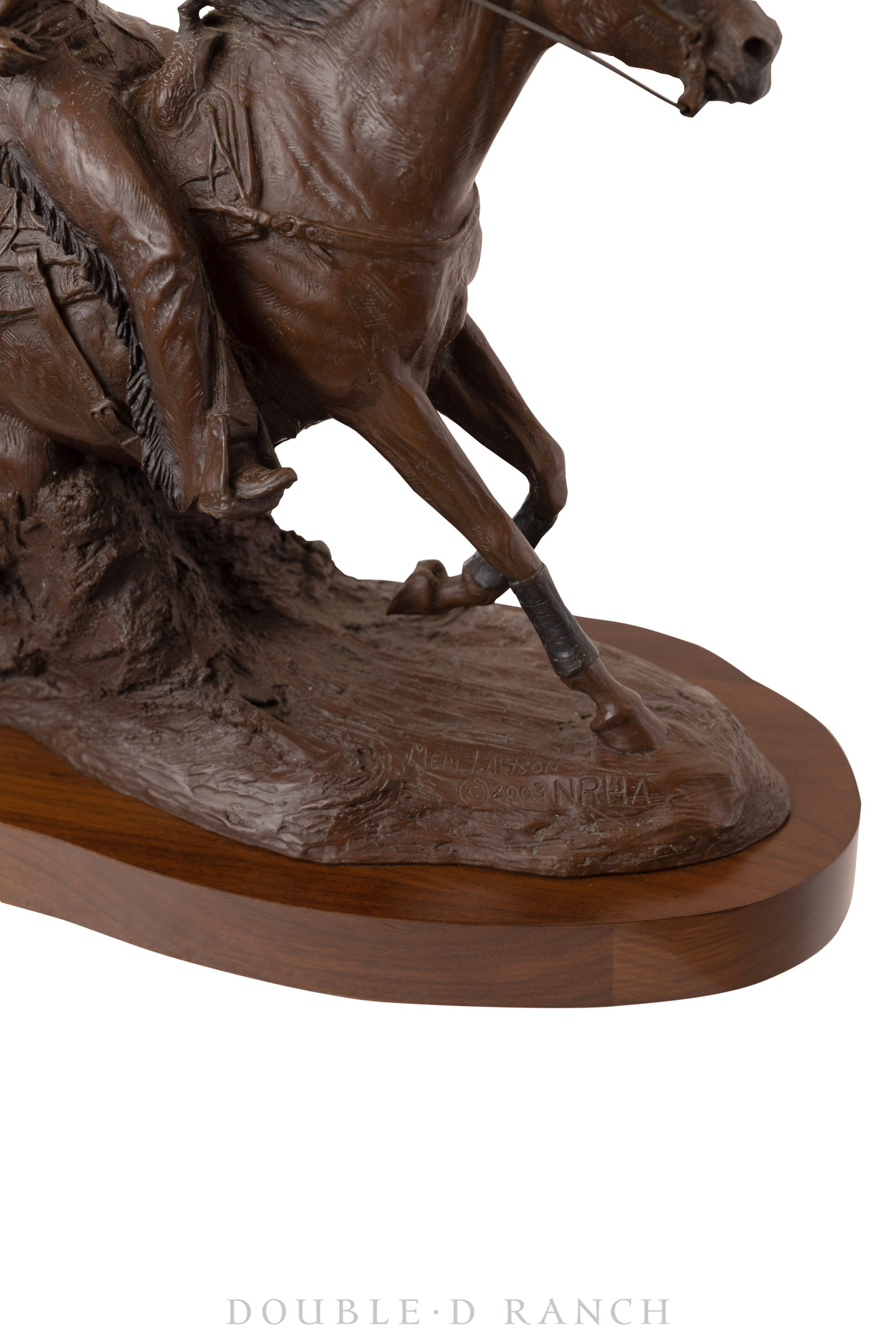 Art, Bronze, Western Slide, Neil Lawson, 2003, 673 - Double D Ranch